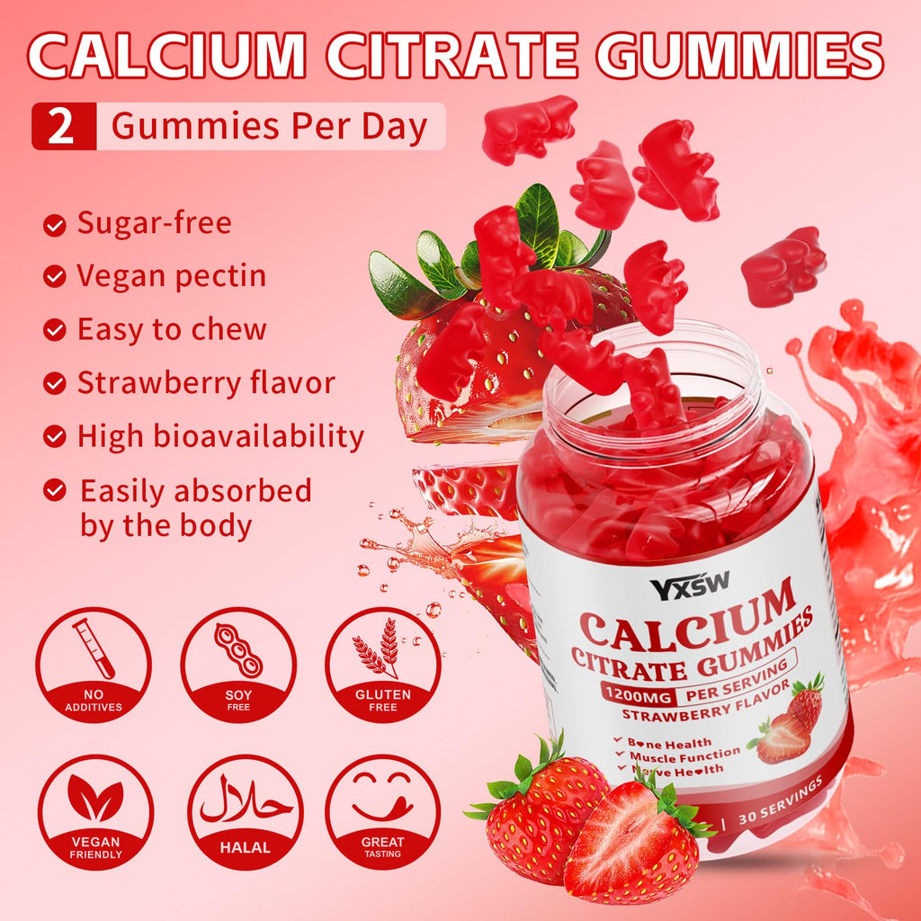 120 count calcium citrate gummies