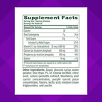 120 count calcium gummies for easy supplementation
