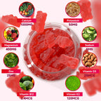120 count calcium gummy supplements