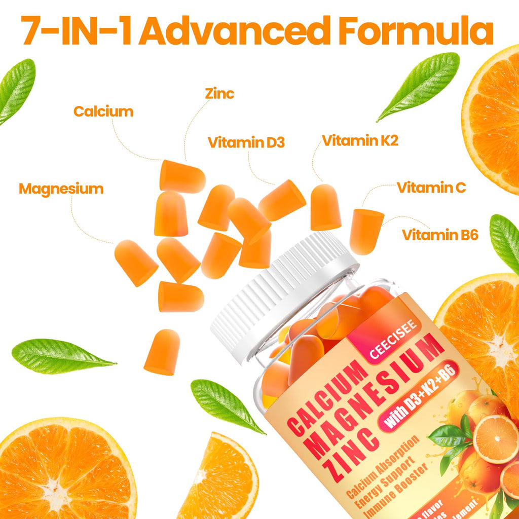 120 count calcium magnesium zinc gummies