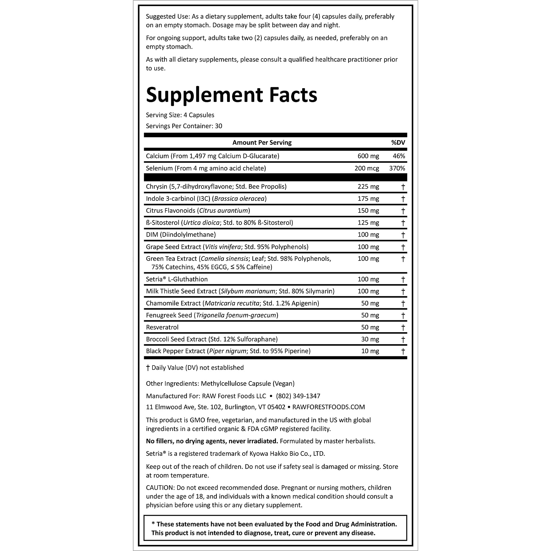 120 count calcium supplement for health