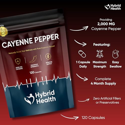 120 count cayenne pepper capsules