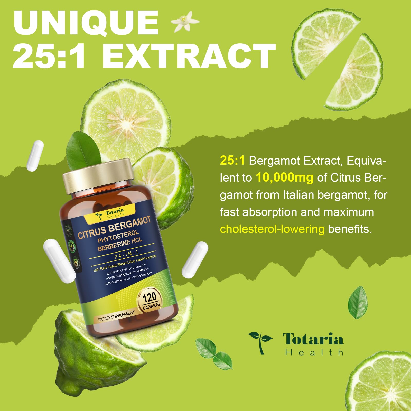 120 count Citrus Bergamot capsules