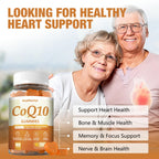 120 count coq10 supplement for vitality