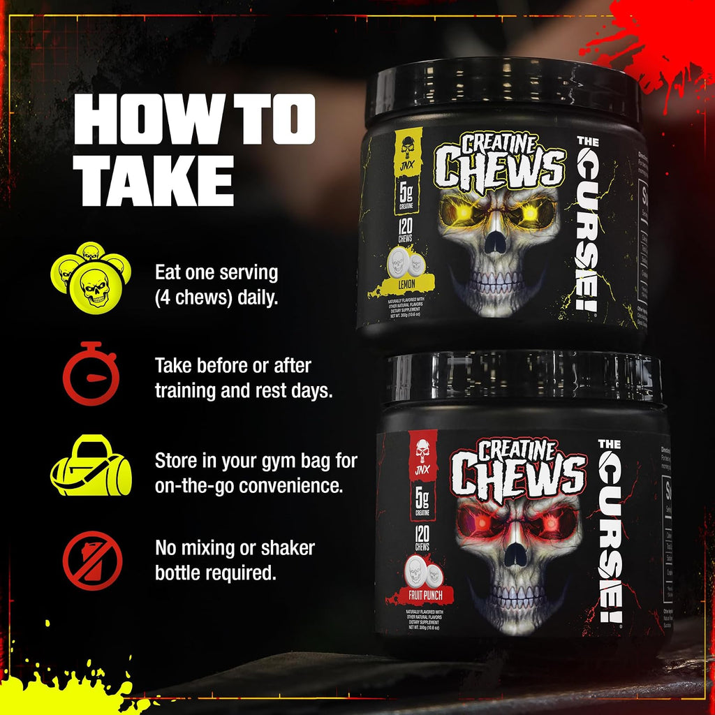 120 count creatine chews for performance