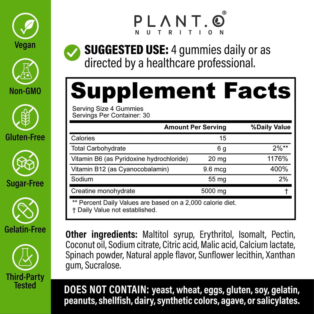 120 count creatine gummies for athletes