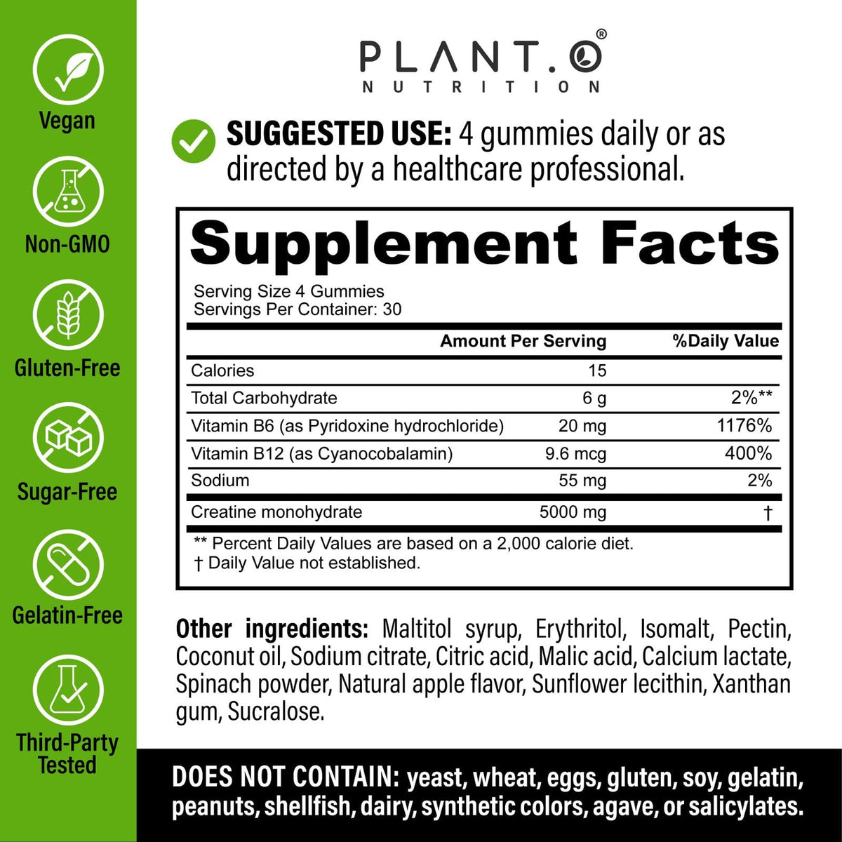 120 count creatine gummies for athletes