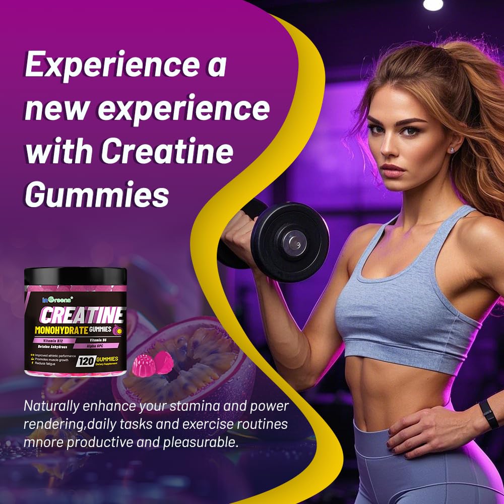 120 count creatine gummies for convenience