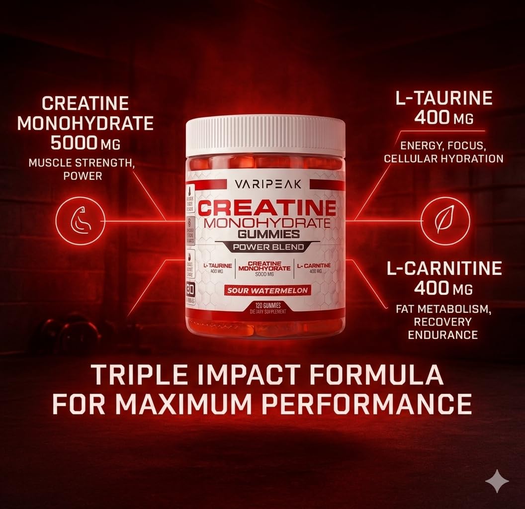 120 count creatine gummies for energy