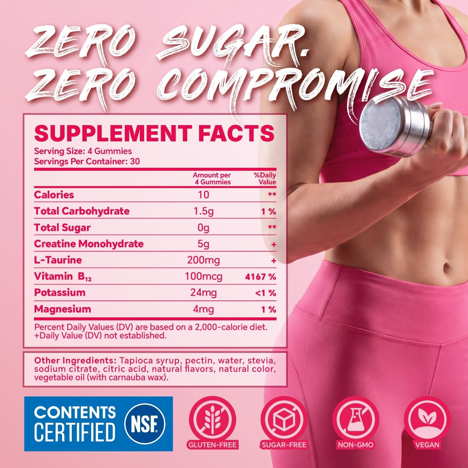 120 count creatine gummies for performance