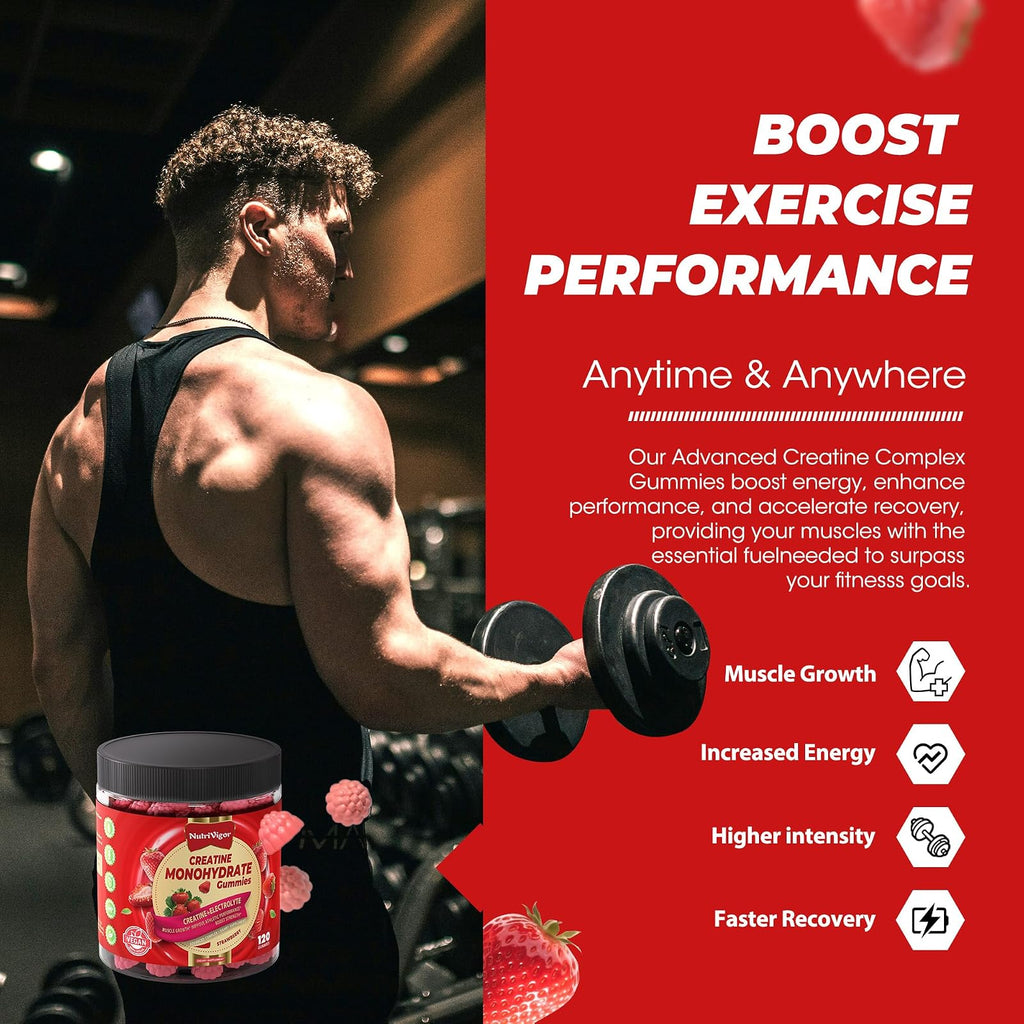 120 count creatine gummy jar