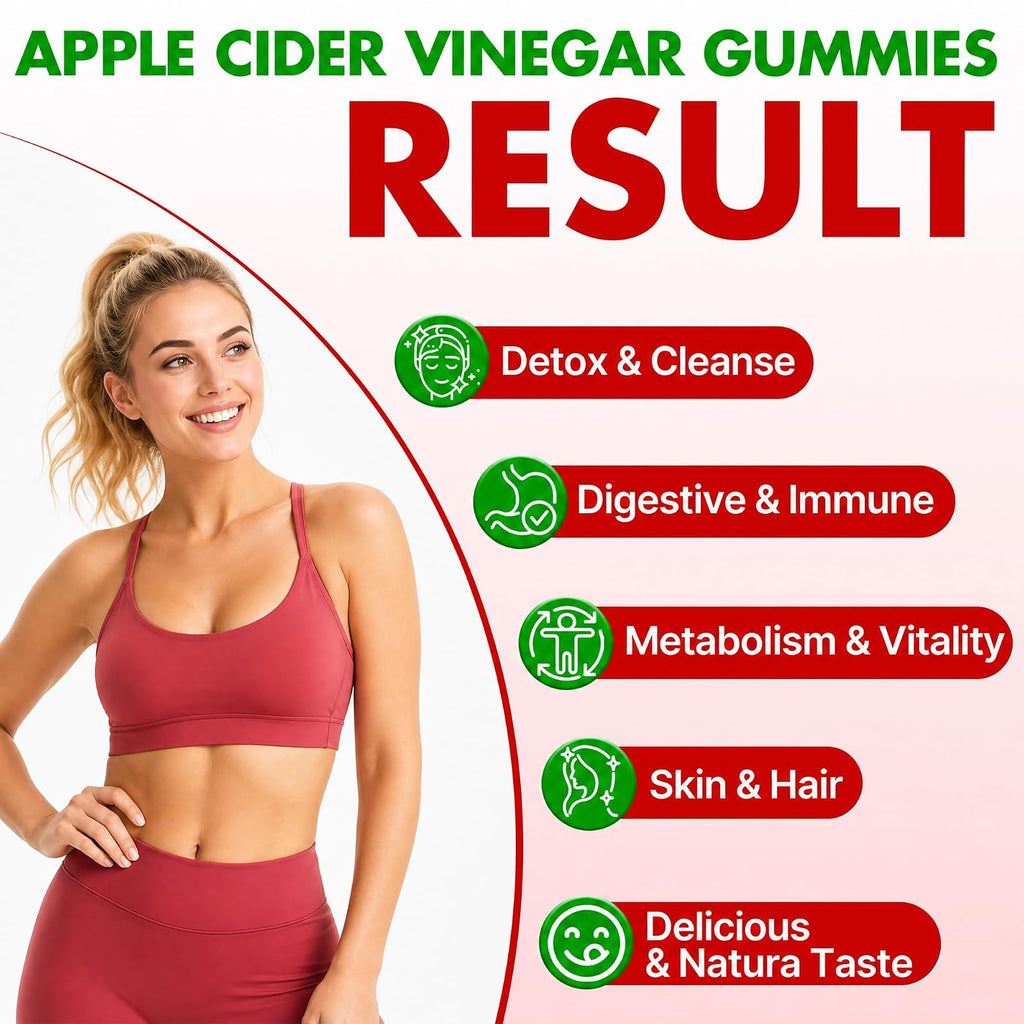 120 count detox gummies with apple cider vinegar