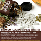 120 count detox supplement capsules