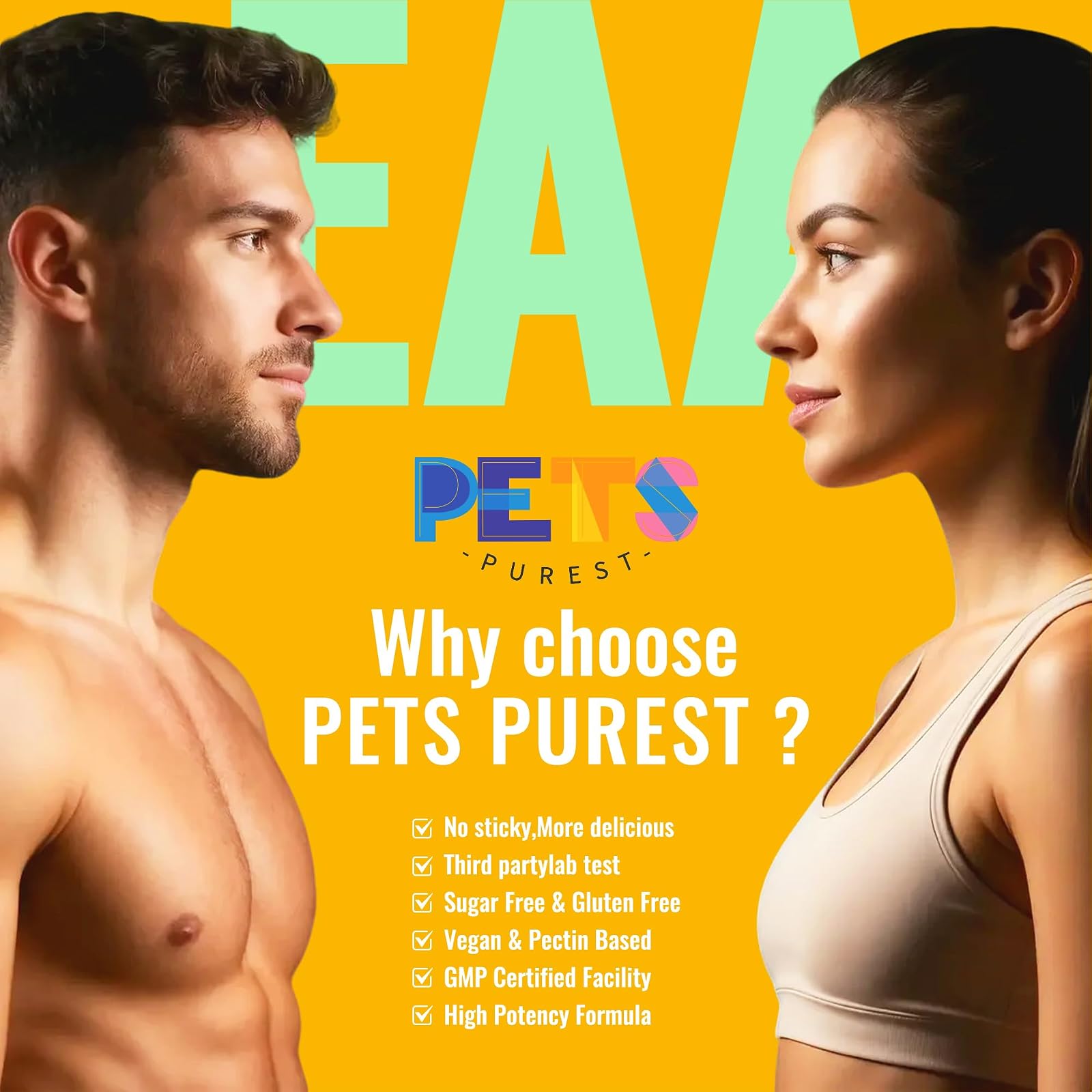 120 count EAA gummies for pets