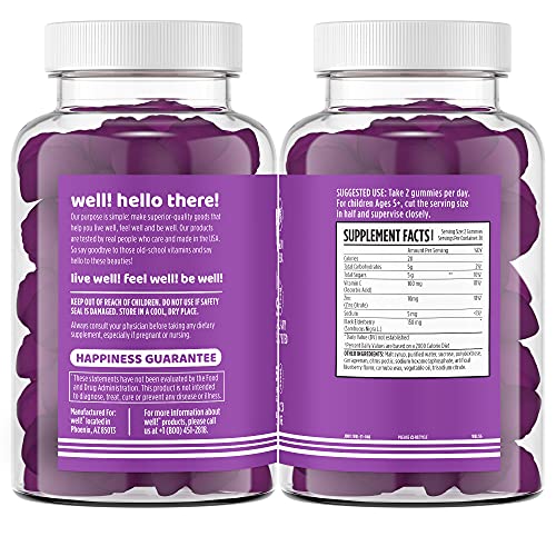 120 count elderberry gummies for adults