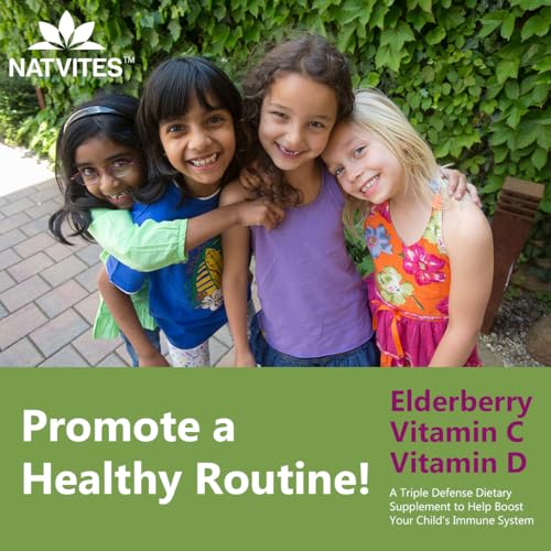 120 count elderberry gummies for kids