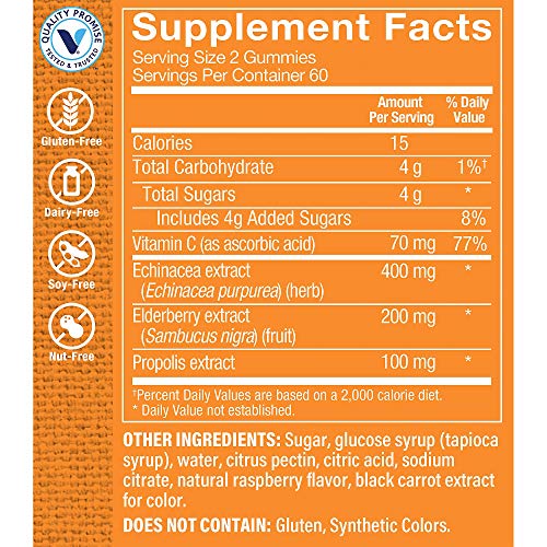120 count elderberry gummies for kids