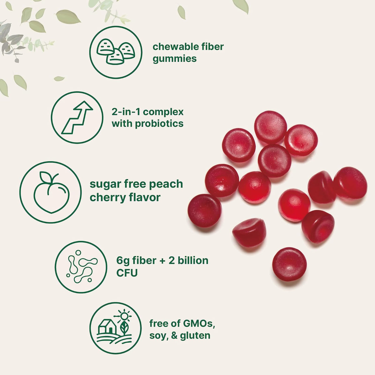 120 count fiber gummies for daily use