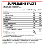 120 count fiber supplement gummies