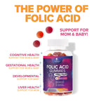 120 count Folic Acid Gummies for moms