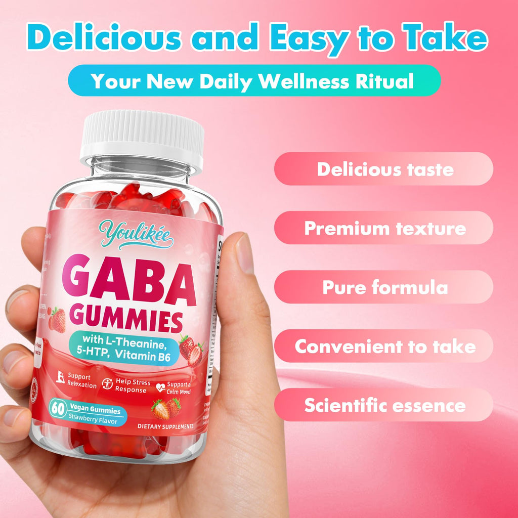 120 count GABA gummies for relaxation
