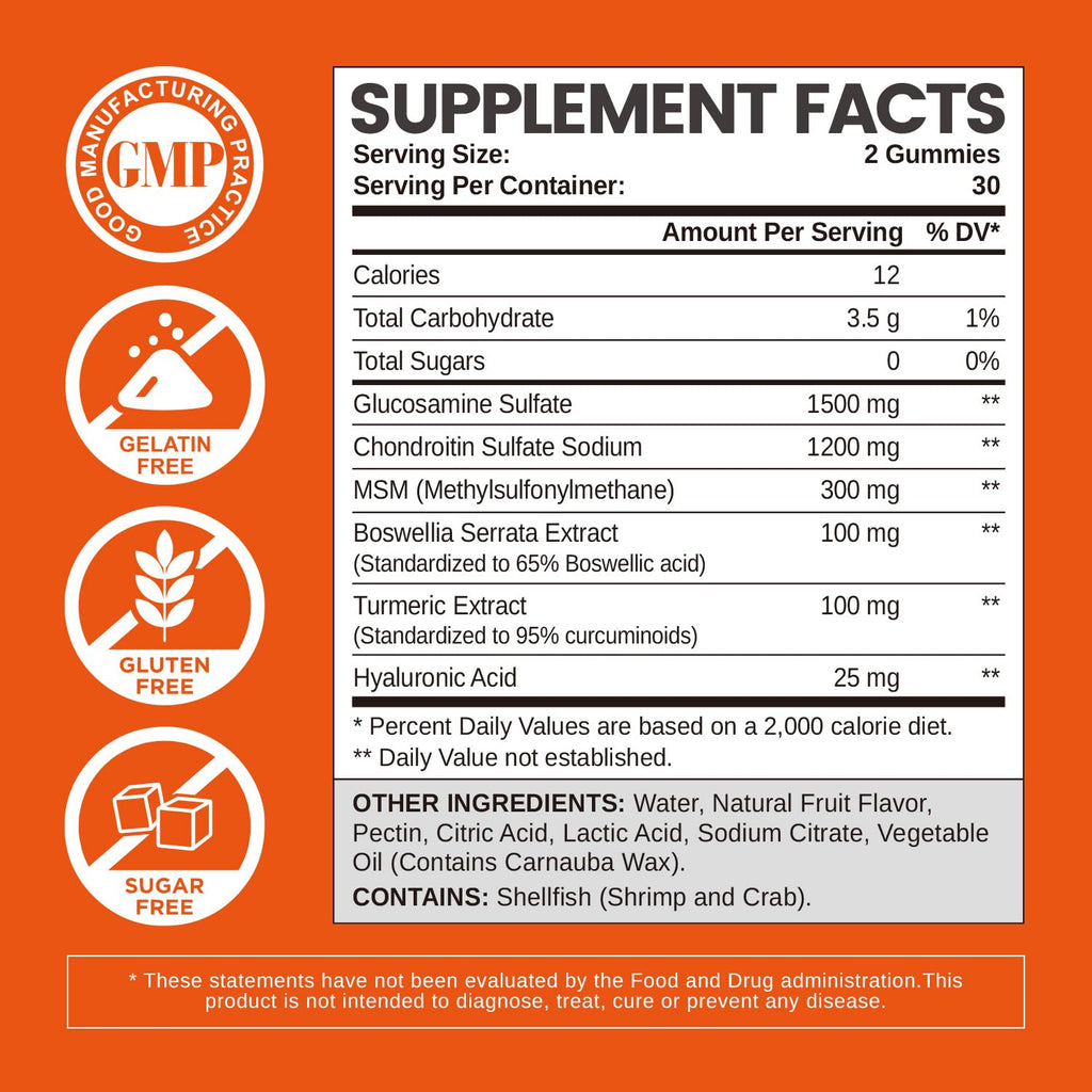 120 count glucosamine supplement