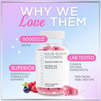 120 count hair vitamin gummies