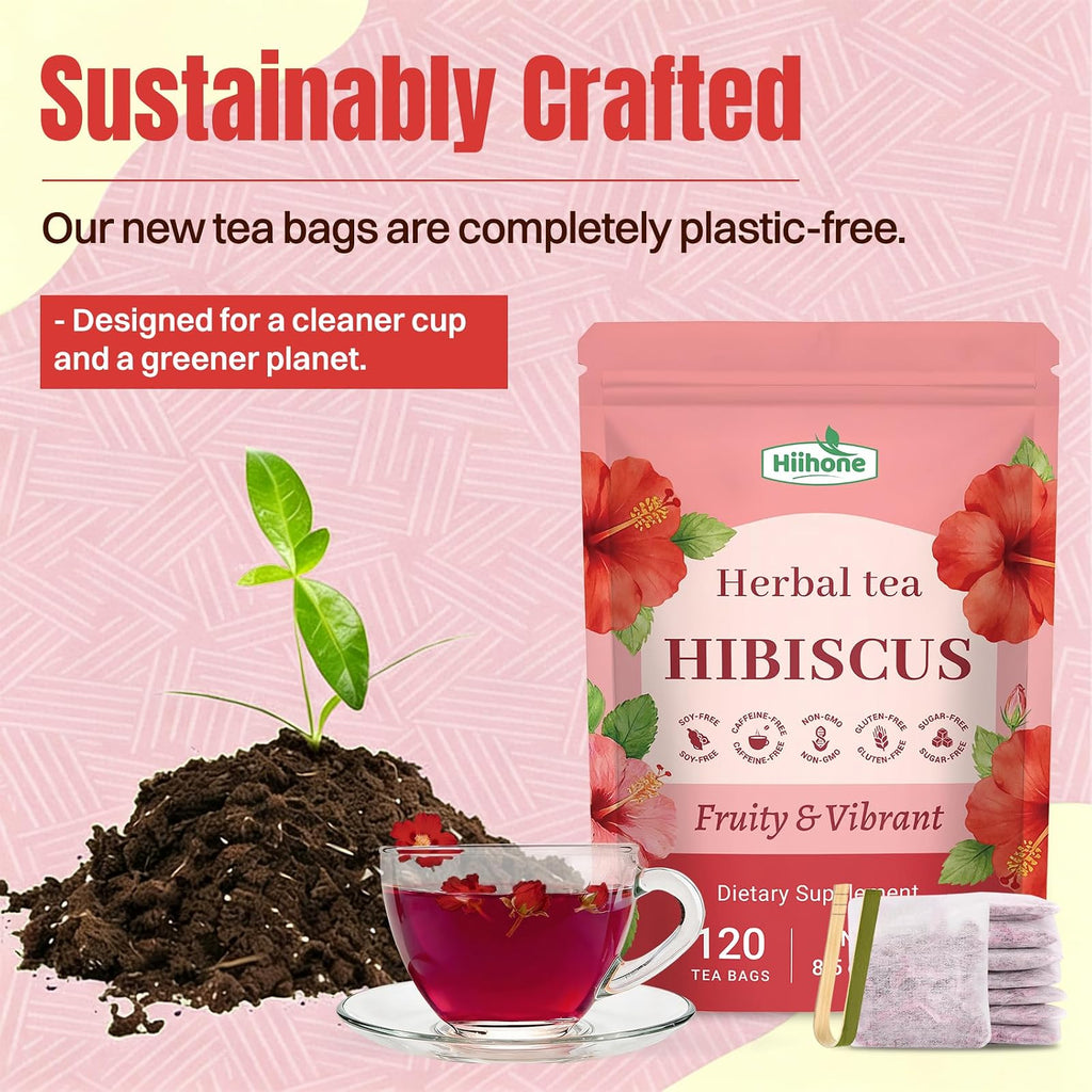 120 count hibiscus tea bags