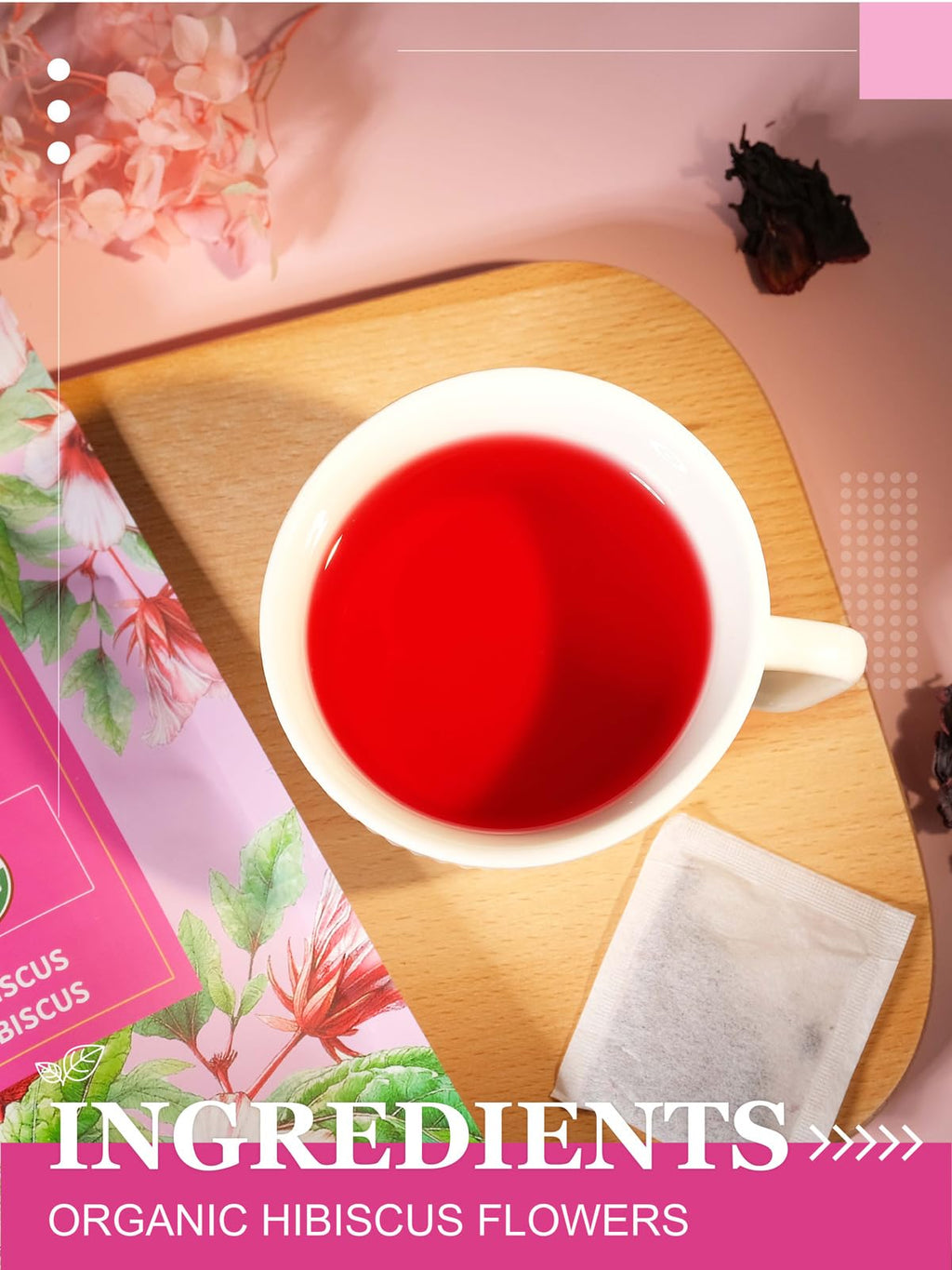 120 count hibiscus tea bags