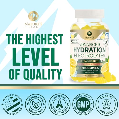 120 count hydration gummies for convenience