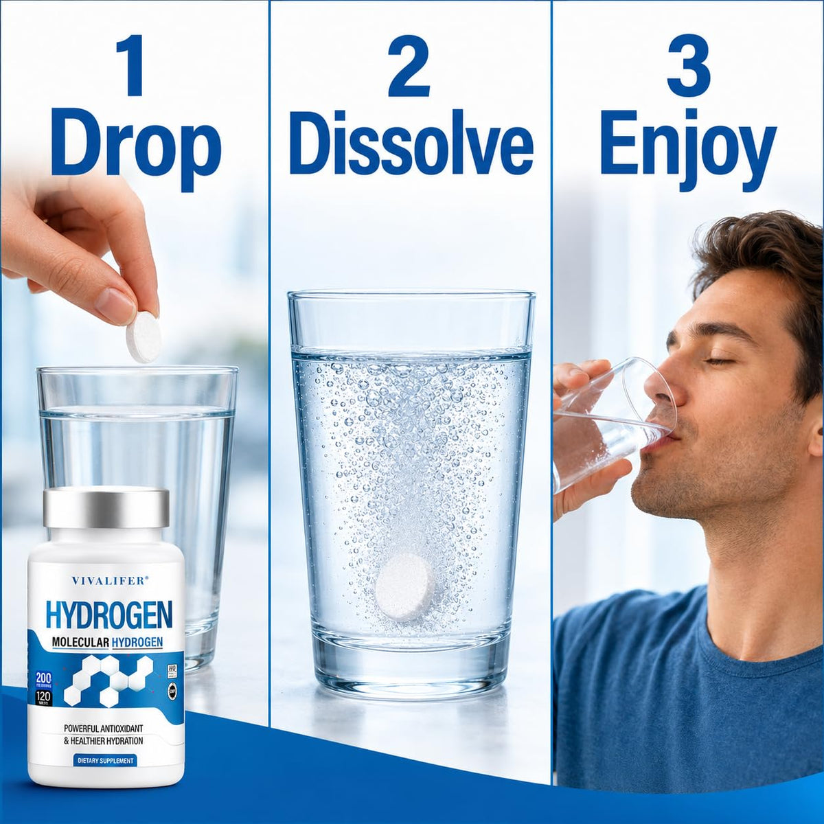 120 count hydrogen water tablets