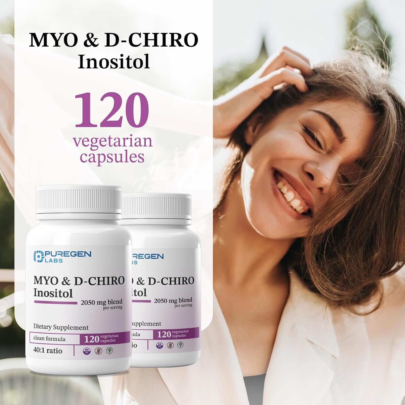 120 count Inositol for daily wellness