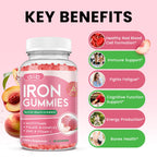 120 count iron gummies for women