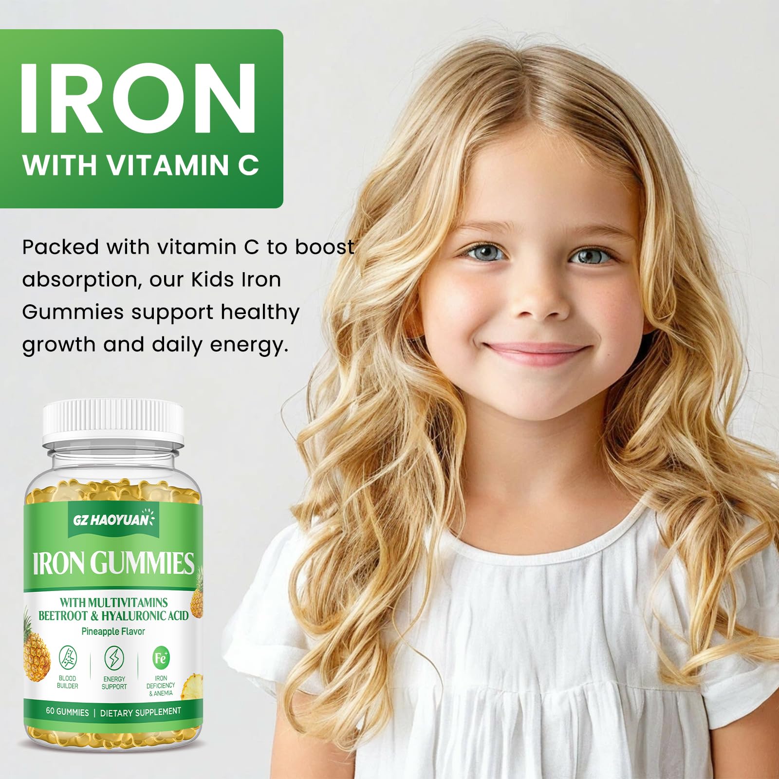 120 count iron gummy vitamins