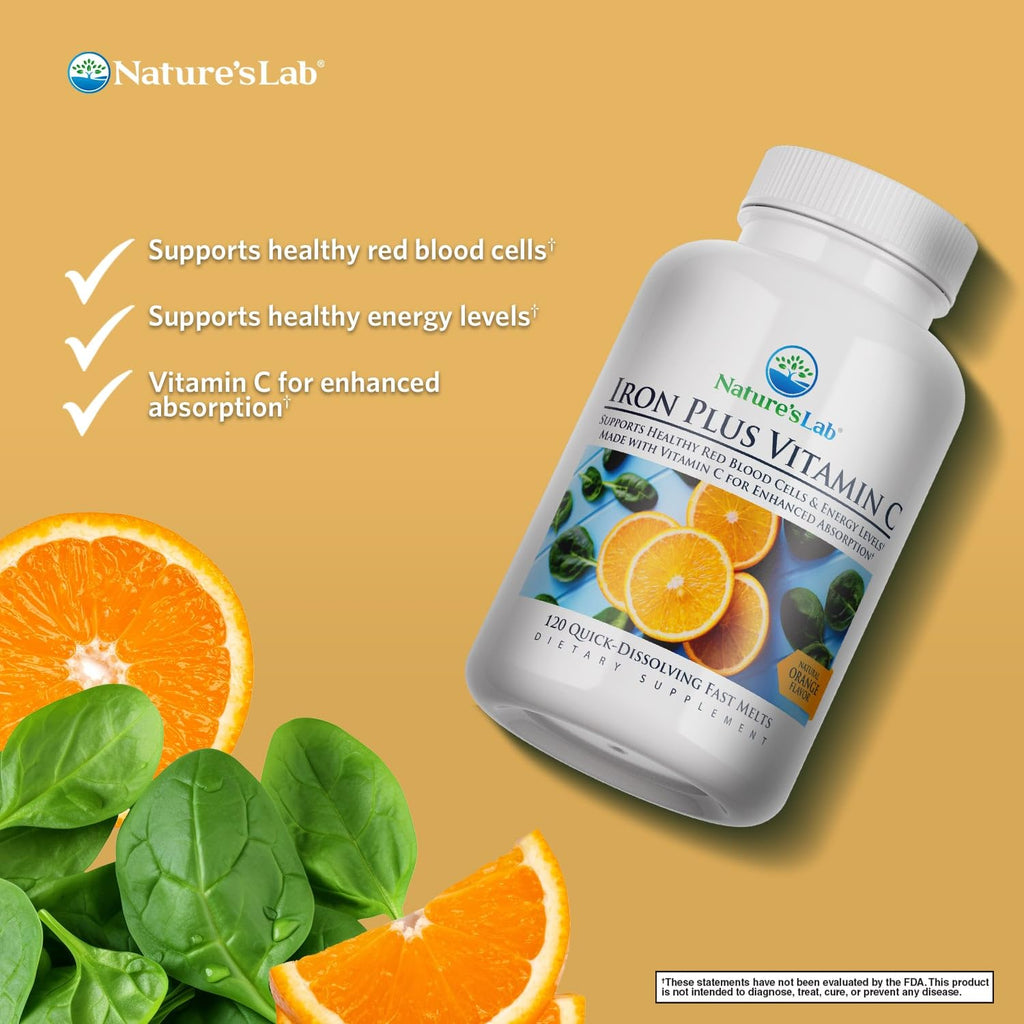 120 count iron supplement for energy
