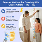 120 count kids calcium gummies for daily intake
