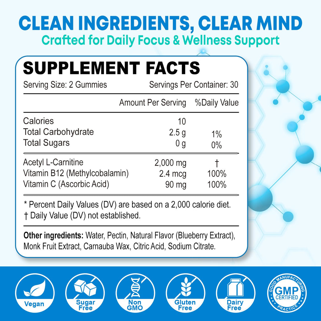 120 count l-carnitine gummy supplements