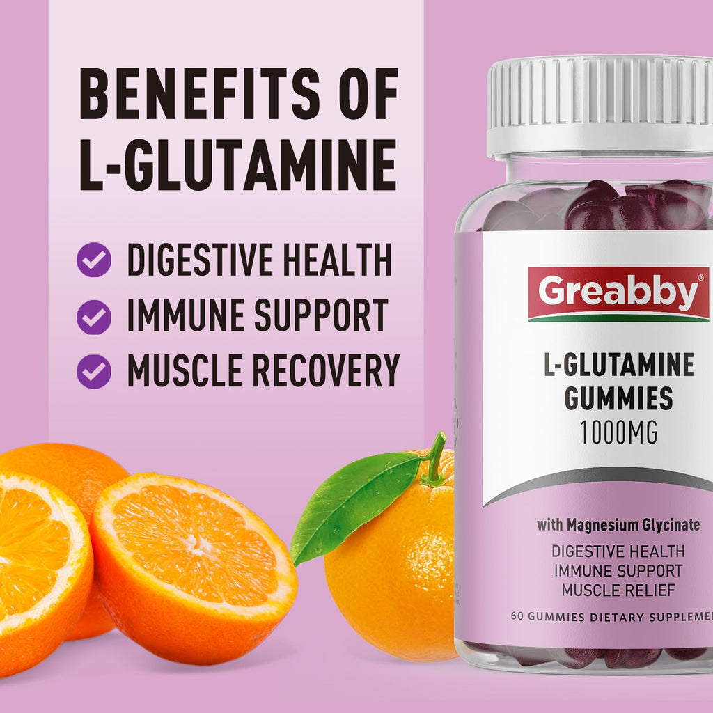 120 count l-glutamine gummy supplements