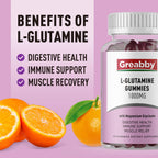 120 count l-glutamine gummy supplements