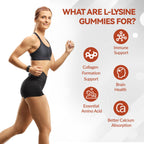 120 count l-lysine gummies bottle