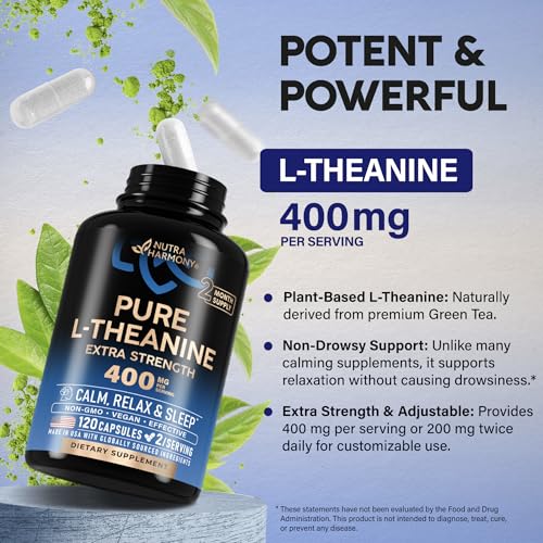 120 count l-theanine supplement