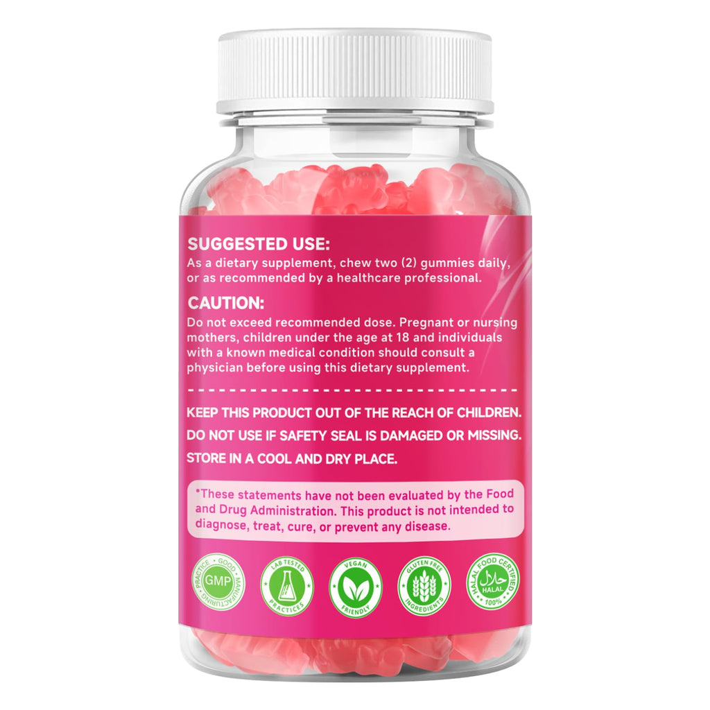 120 count l-tyrosine gummy bottle