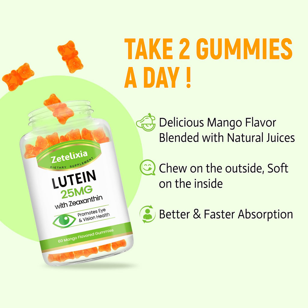 120 count lutein gummies for convenience