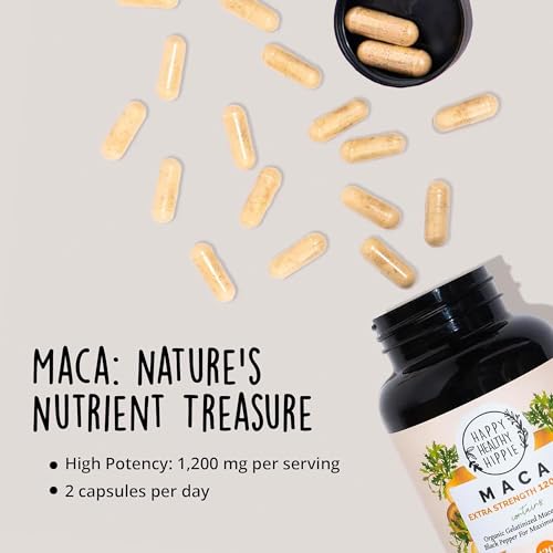 120 count maca root capsules for convenience