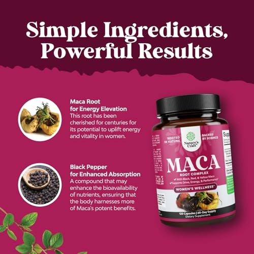 120 count maca root capsules