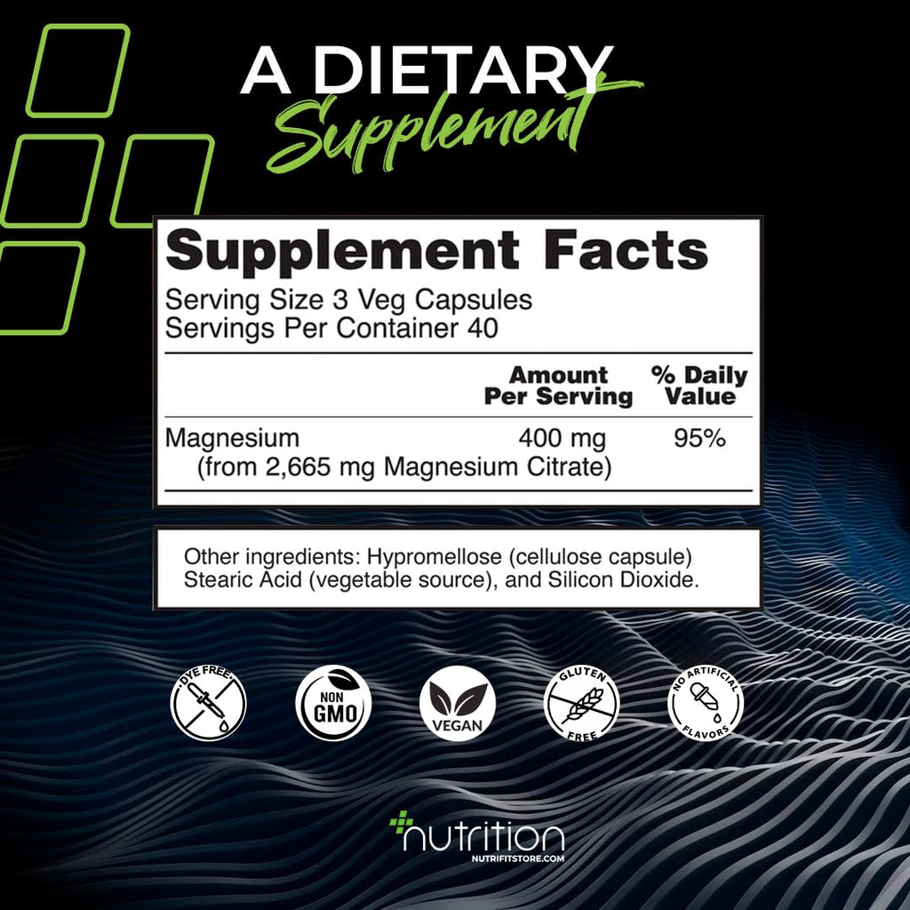120 count magnesium capsules for convenience