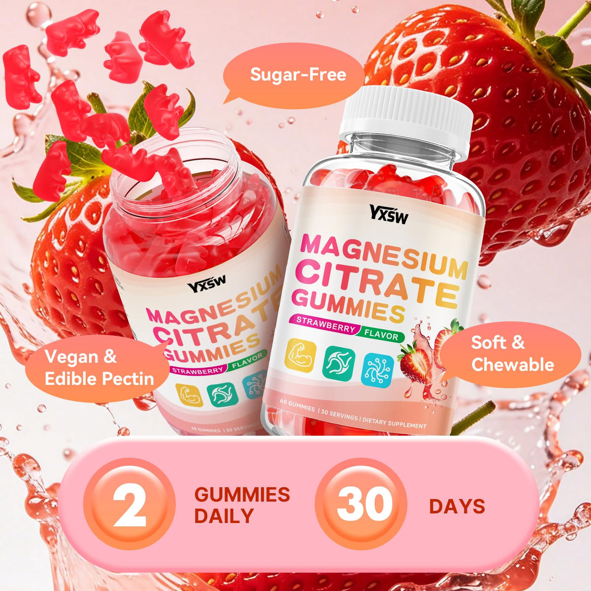 120 count magnesium citrate for convenient use