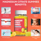 120 count magnesium citrate gummy supplement
