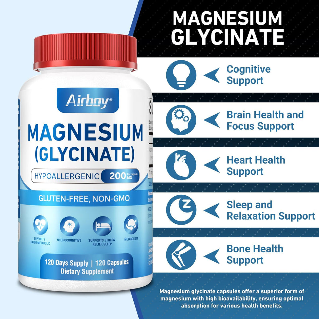120 count magnesium glycinate capsules