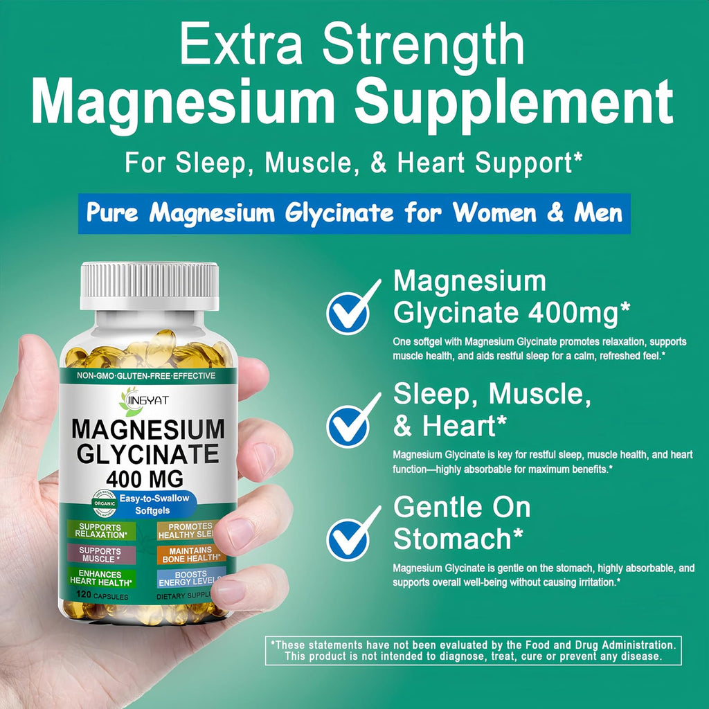 120 count magnesium glycinate capsules